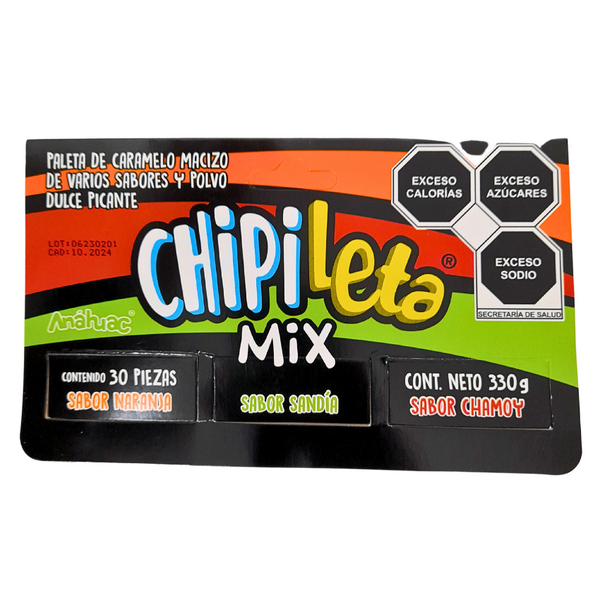 Chipileta Mix Sabores 20pz | Anáhuac | Dulcerías y Abarroteras Vázquez