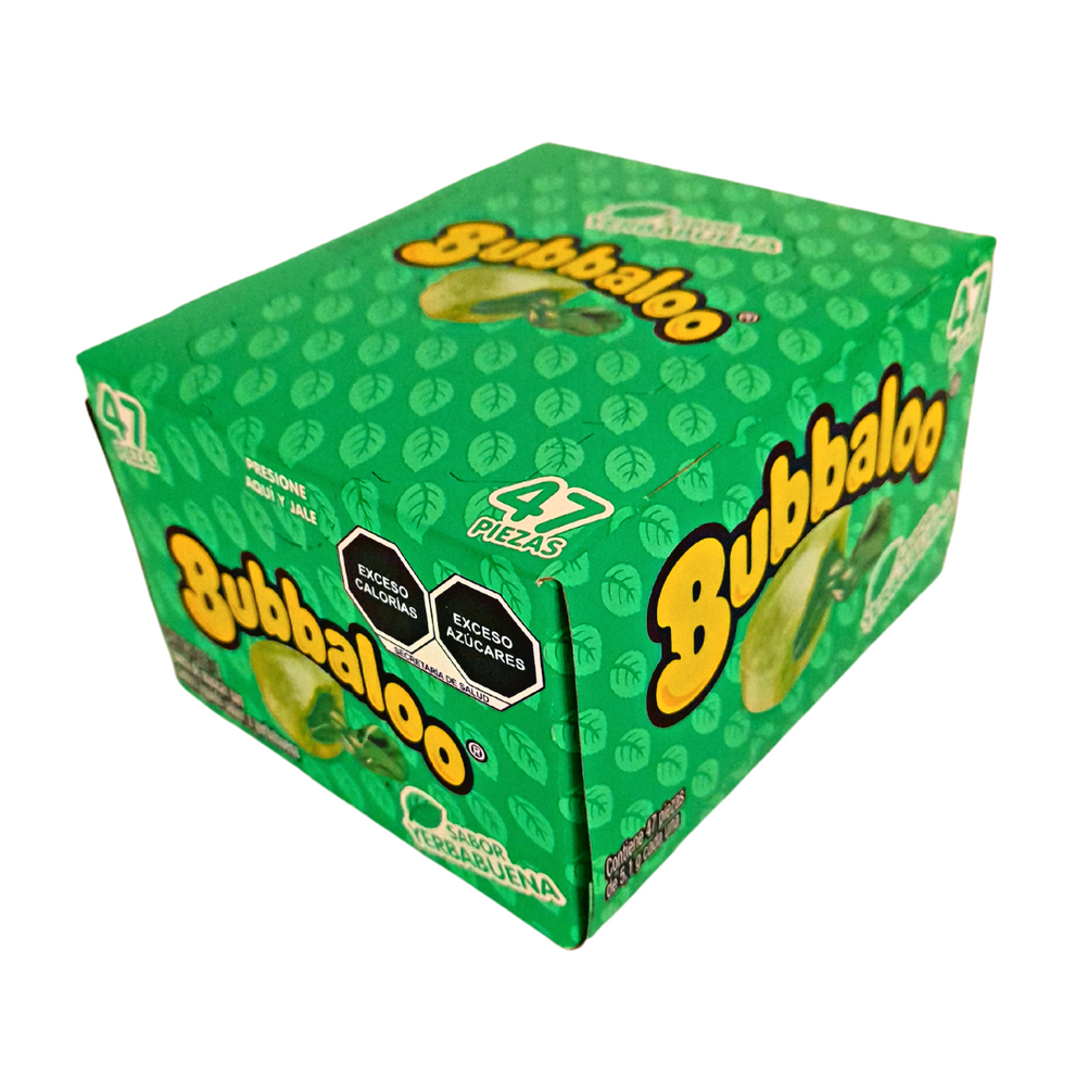 Chicle Bubbaloo Yerbabuena | Adams | Dulcerías y Abarroteras Vázquez
