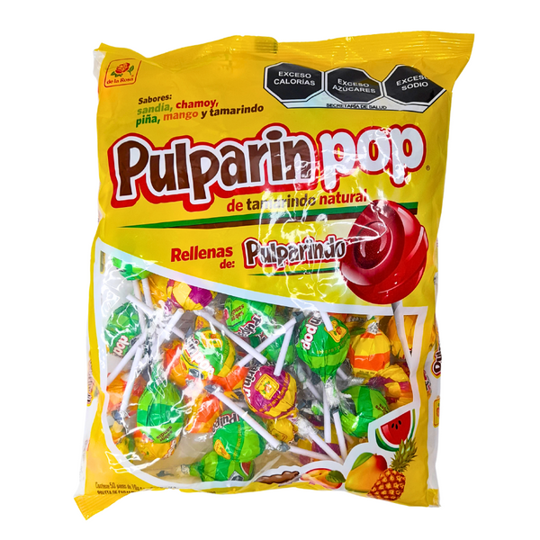 Paleta PulparinPop 50pz | De la Rosa | Dulcerías y Abarroteras Vázquez