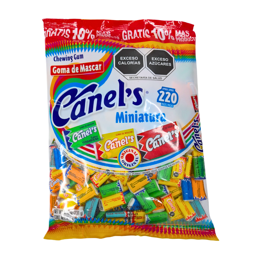 Chicle Mini Clásico 220pz | Canel's | Dulcerías y Abarroteras Vázquez