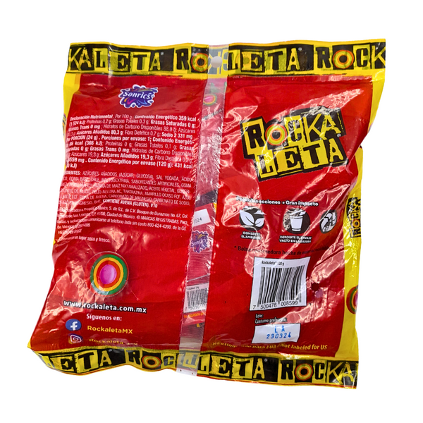 Paleta Rockaleta 5pz | Sonric's | Dulcerías y Abarroteras Vázquez