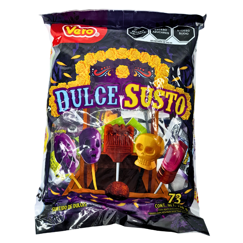 Paletas Mix Dulce Susto 73pz | Vero | Dulcerías y Abarroteras Vázquez