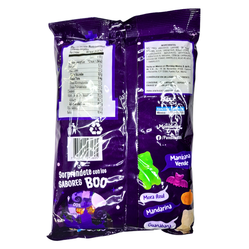 Gomita Panditas Boo 22pz | Ricolino | Dulcerías y Abarroteras Vázquez