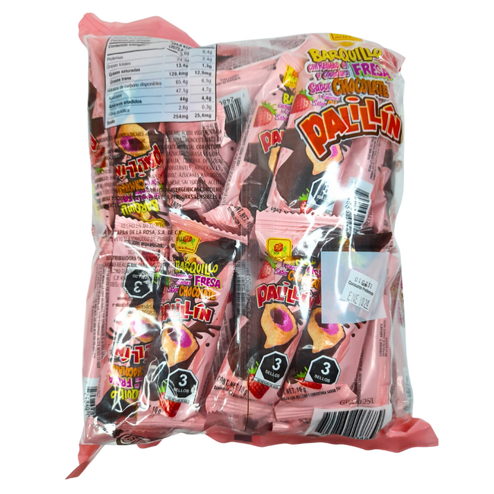 Barquillo Palillín 40pz | De la Rosa | Dulcerías y Abarroteras Vázquez
