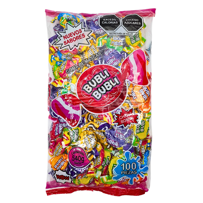 Chicle Bubli Bubli 100 Pz | Gómez | Dulcerías y Abarroteras Vázquez