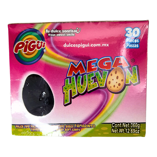 Mega Huevón Caja Con 30pz | Pigüi | Dulcerías y Abarroteras Vázquez