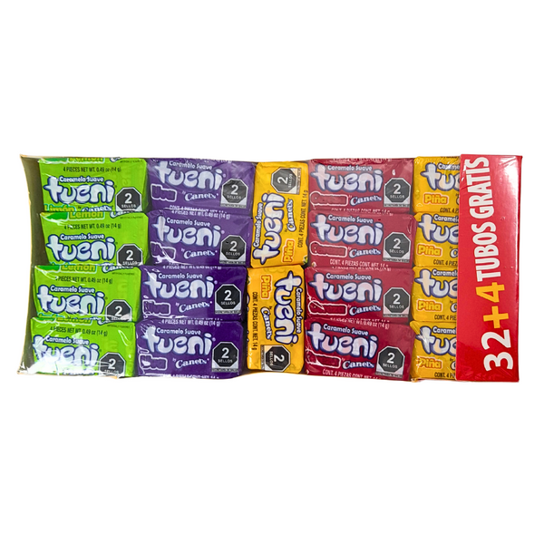 Caramelo Suave Tueni 4x32 | Canel's | Dulcerías y Abarroteras Vázquez