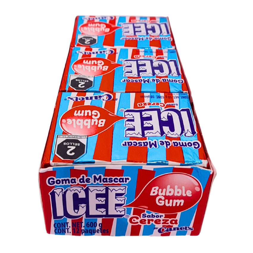 Chicle Icee Bubble Gum 12pz | Canel's | Dulcerías Abarroteras Vázquez ...