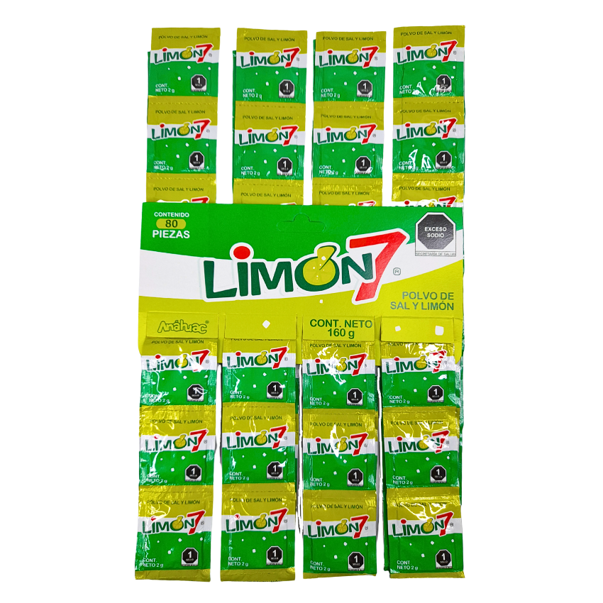 Polvito Limón 7 60pz | Anahuac | Dulcerías y Abarroteras Vázquez