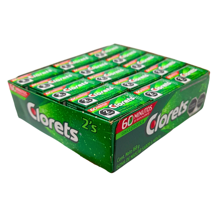 Chicle Clorets 2's Pack 60pz | Adams | Dulcerías y Abarroteras Vázquez