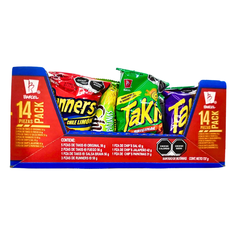 Paquete Surtido Mix 14pz | Barcel | Dulcerías y Abarroteras Vázquez