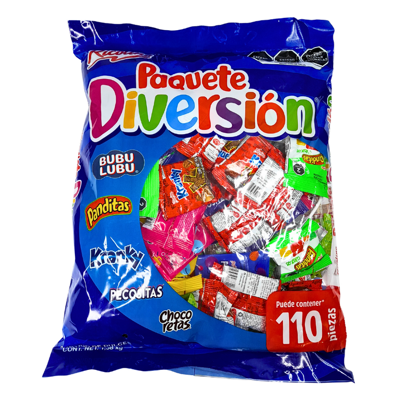 Paquete Diversión 1.38kg | Ricolino | Dulcerías y Abarroteras Vázquez