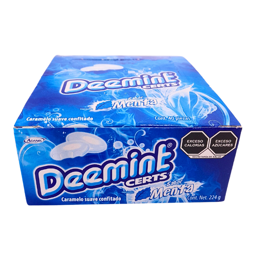 Demint Certs 2's Menta 40pz | Adams | Dulcerías y Abarroteras Vázquez