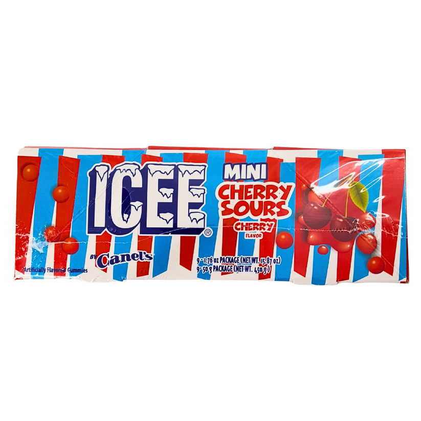Mini Cherry Sours Icee 9pz | Canel's | Dulcerías y Abarroteras Vázquez