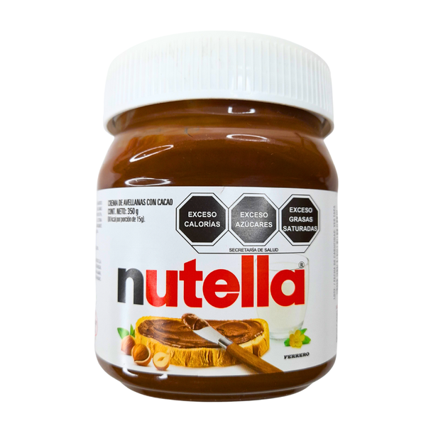 Nutella Crema Avellana 350gr | Ferrero | Dulcerías Abarroteras Vázquez ...