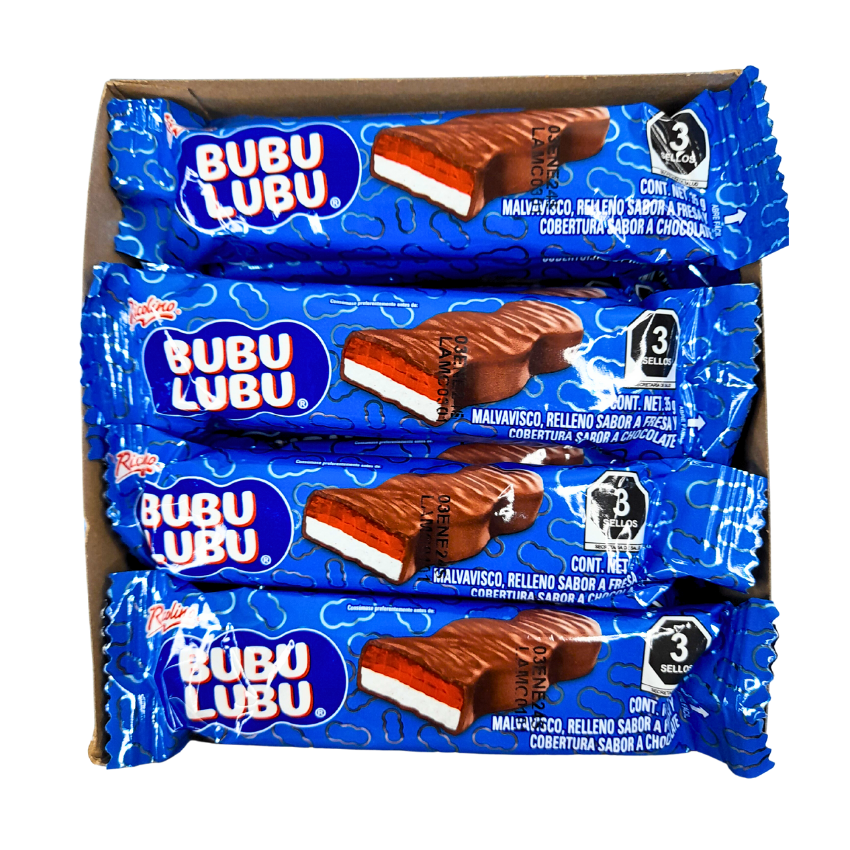 Bubulubu Original 12pz | Ricolino | Dulcerías y Abarroteras Vázquez