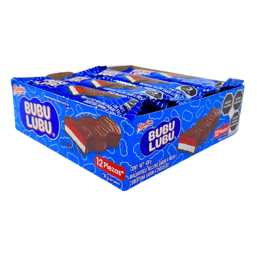 Bubulubu Original 12pz | Ricolino | Dulcerías y Abarroteras Vázquez