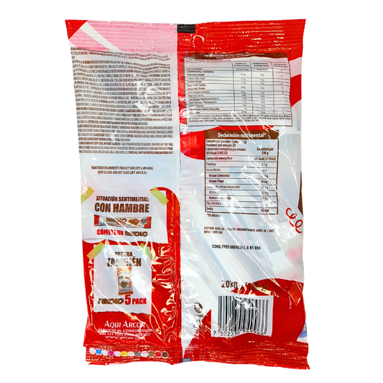 Chocolate Nikolo Stick 20pz | Arcor | Dulcerías y Abarroteras Vázquez