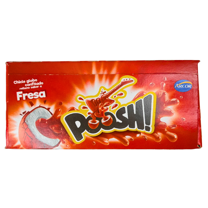 Chicle Poosh Fresa 40 Piezas | Arcor | Dulcerías y Abarroteras Vázquez