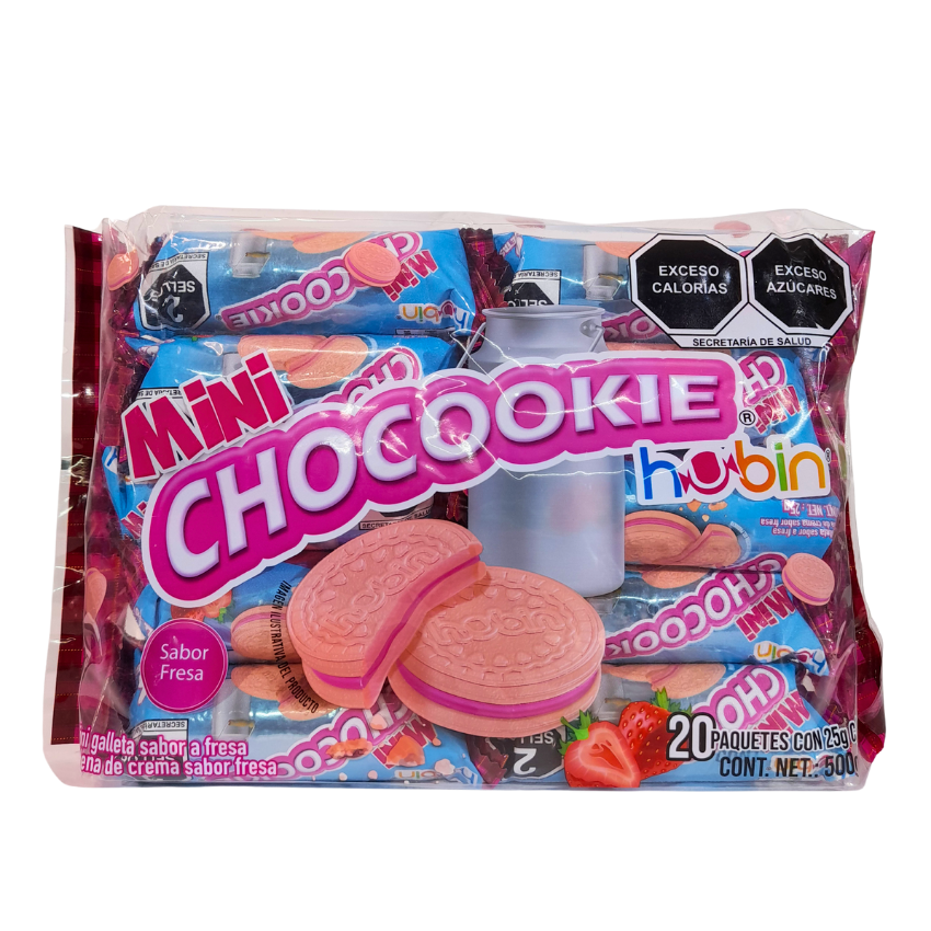 Mini Choco Cookie 20 piezas | Hubin | Dulcerías y Abarroteras Vázquez