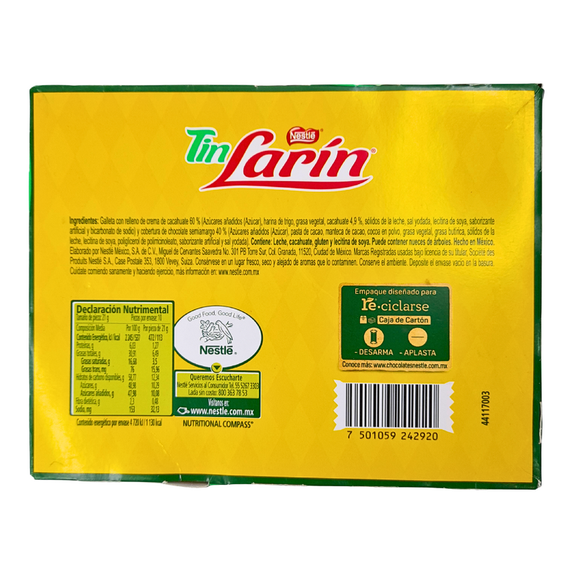 Tin Larín Original 10pz | Nestlé | Dulcerías y Abarroteras Vázquez