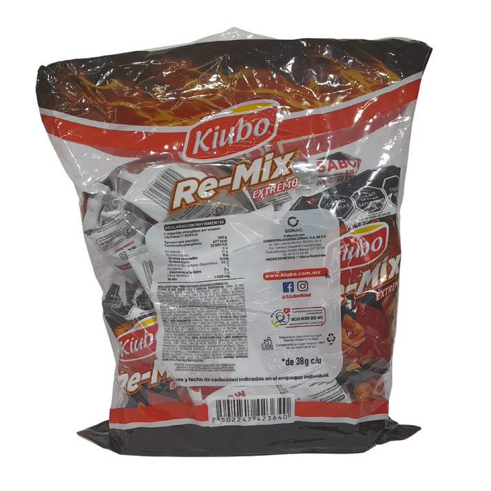 Kiubo Remix Extremo 10pz | Gonac | Dulcerías y Abarroteras Vázquez