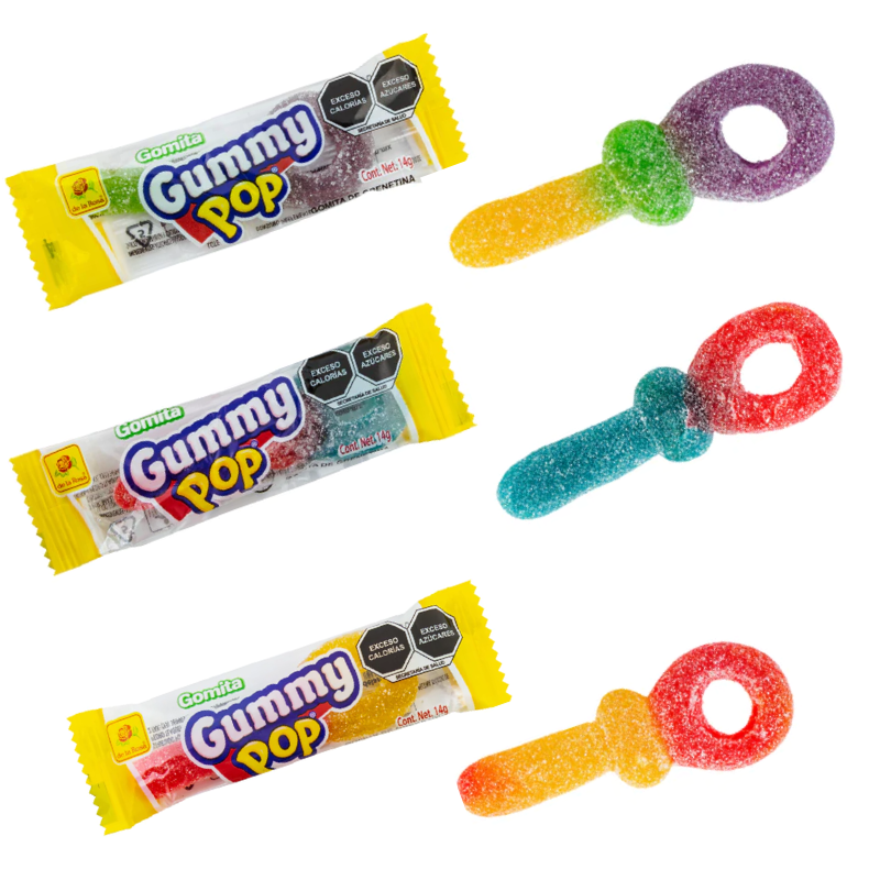 GummyPop Llavecita 25pz | De la Rosa | Dulcerías y Abarroteras Vázquez