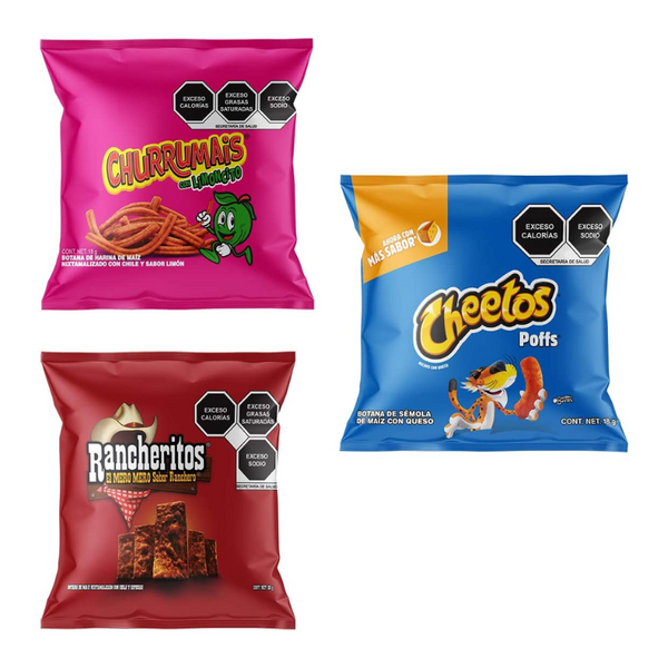 Surtido Minis Pack 50pz | Sabritas | Dulcerías y Abarroteras Vázquez