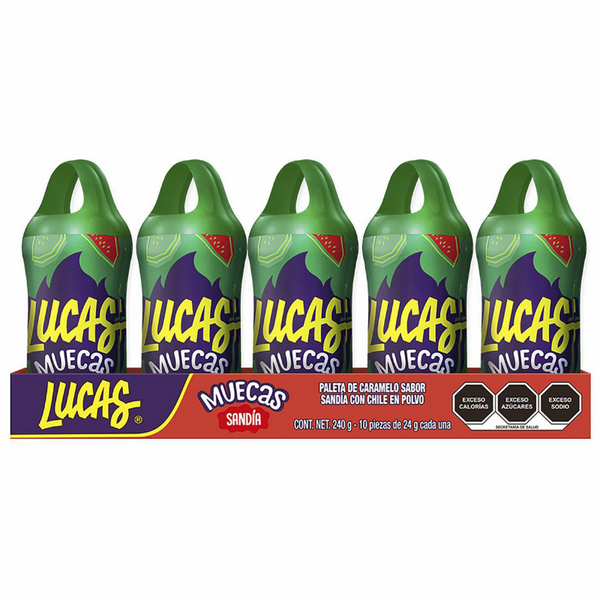 Lucas Muecas Sandía 10pz. | Mars | Dulcerías y Abarroteras Vázquez