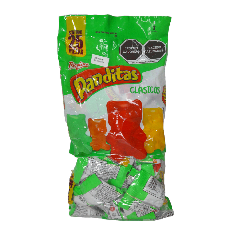 Mini Panditas 25 Piezas | Ricolino | Dulcerías y Abarroteras Vázquez