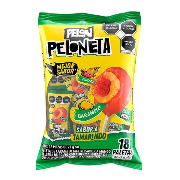 Pelón Peloneta Tamarindo 18pz de 21g. | Hershey's | Dulcerías Vázquez ...