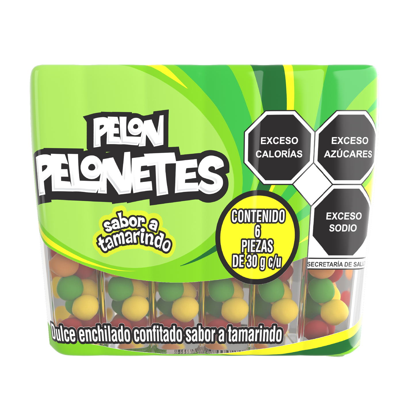Pelón Pelonetes Tamarindo 6pz de 30g. | Hershey's | Dulcerías Vázquez ...